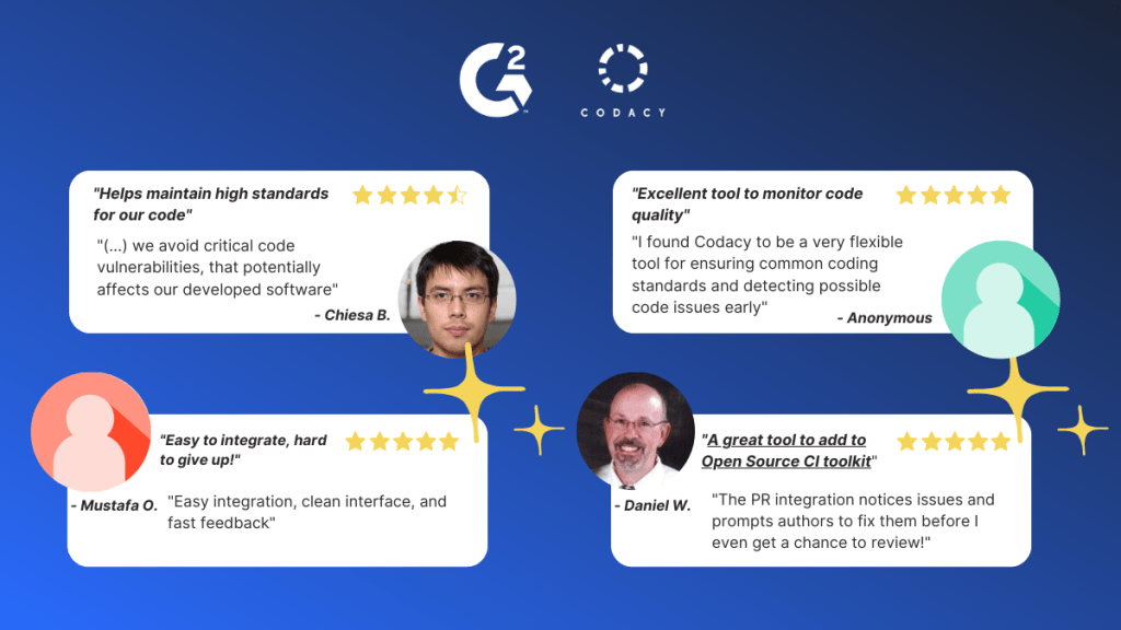 Codacy named Leader in the G2 Summer 2023 report