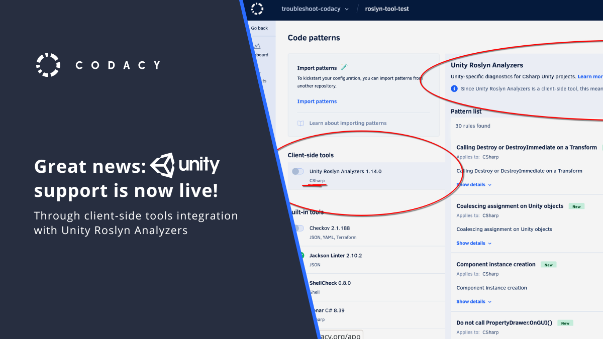 Great news: Unity support is now live!