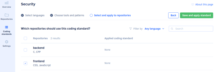 Organization Coding Standards: Beta version is now live!