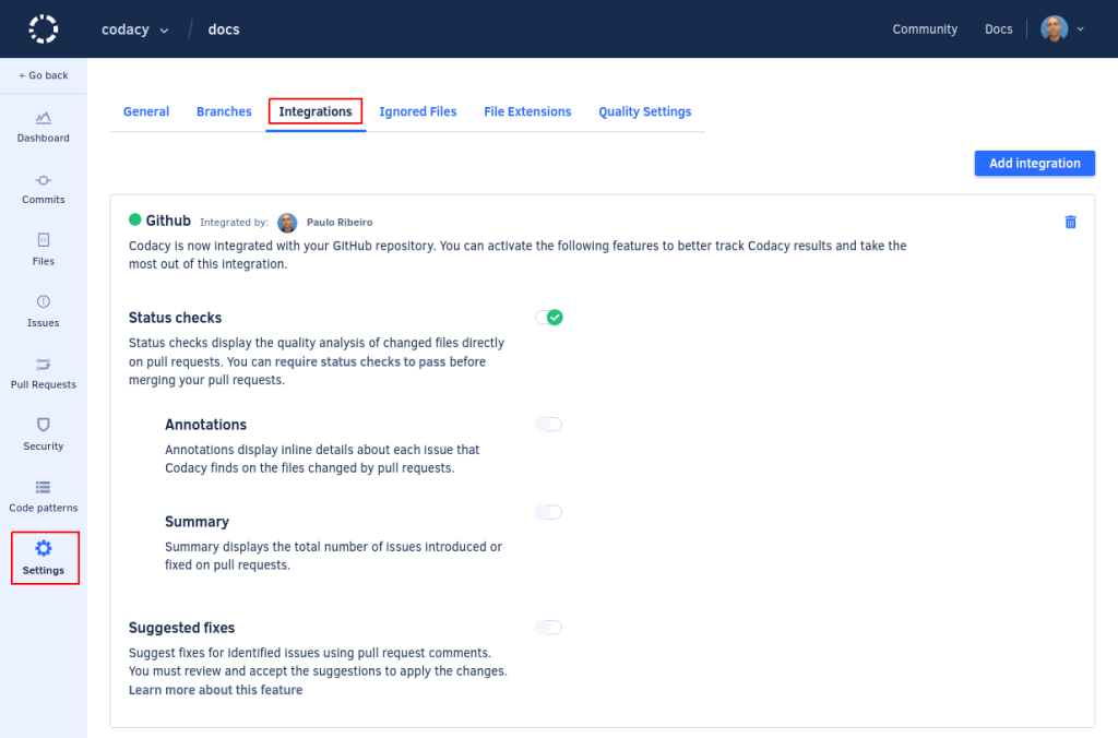 Automatic comments on pull requests | New Codacy Feature